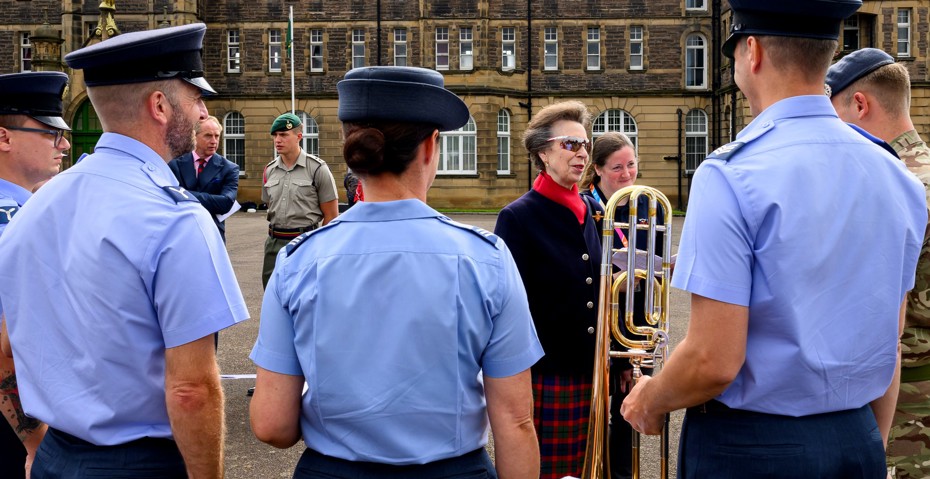 Her Royal Highness The Princess Royal attends Redford Barracks ...
